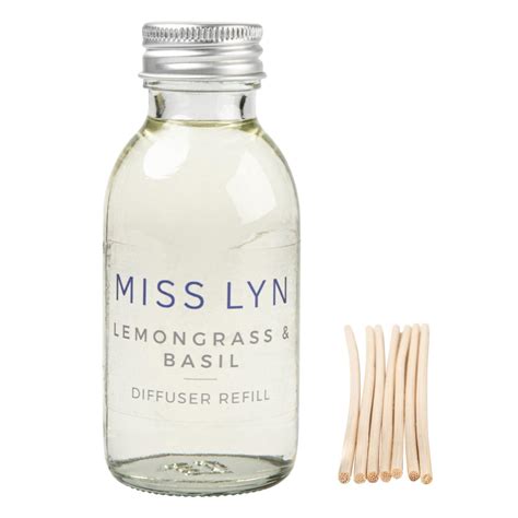 Diffuser Refill Lemongrass Basil Hotel Amenities Miss Lyn