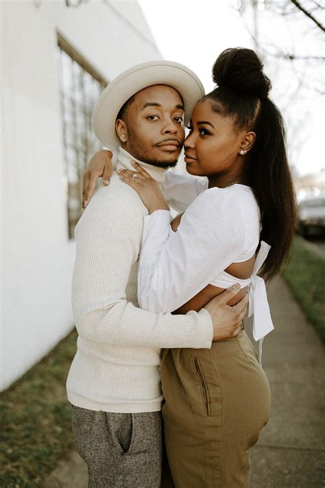 Black Couple Engagement Photos Black Couple Engagement Outfit Ideas