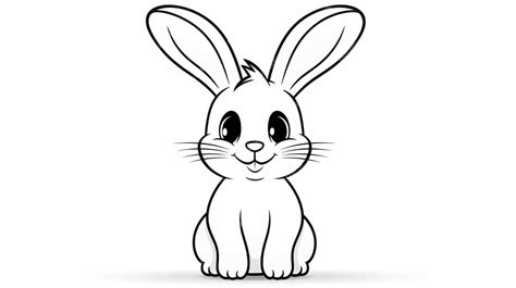 토끼 클리파트 만화 터 프리미엄 벡터