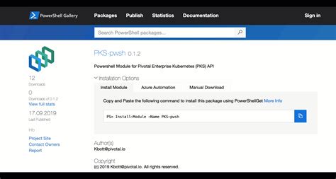 Github Bottkarspks Pwsh Powershell Module For Enterprise Pks