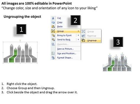 Power Point Arrow The Computational Process PowerPoint Templates