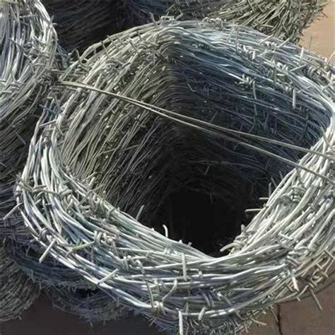 河北镀锌刺绳厂家供应园林绿化隔离网包塑刺铁丝 乐博 九正建材网