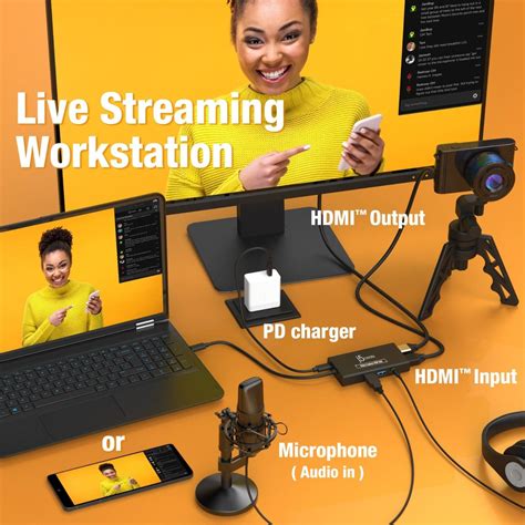 J5create Video Capture Usb Hub 2x Usb C 2x Hdmi 3 5mm Audio Jack 2x
