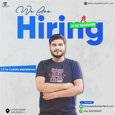 Saeedan Technology Pvt Ltd On Linkedin Hiring Newhiring Hiringalert Joinourteam