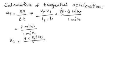 A Train Travels Along A Circular Track Having A Radius Of 2000 Ft If The Speed Of The Train Is