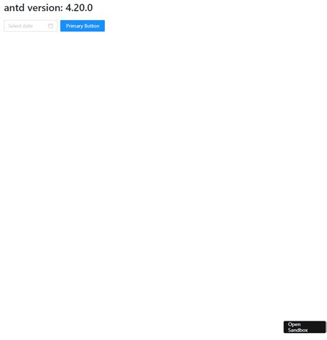 4200版本之后datepicker相关组件加载后首次点击展开会闪烁一下莫名的value值 · Issue 35590 · Ant