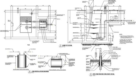 Plumbing Pipeline Details Cad Block Autocad Dwg Download Cadbull In