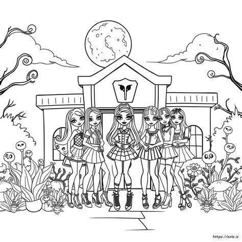 Dibujo De Monster High Para Colorear