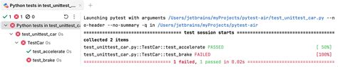 Using Unittest Jetbrains Fleet Documentation