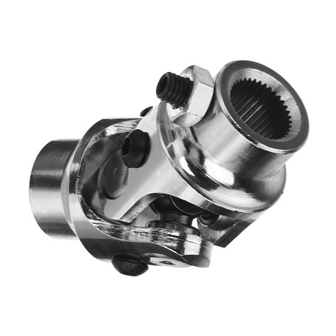 34″ Round Smooth X 34 36 Spline Chrome Universal Steering Shaft U