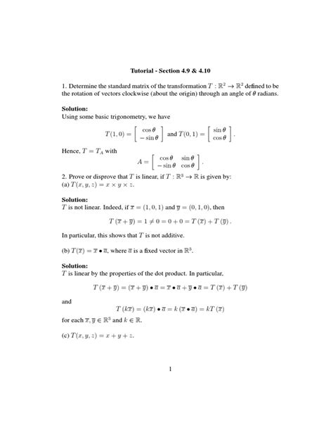 tutorial 4 9 and 4 10 solutions pdf