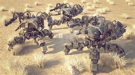 Small Mecha 06 By Polish3d On Deviantart