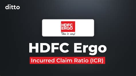 Hdfc Ergo Incurred Claim Ratio Icr Ditto 2024