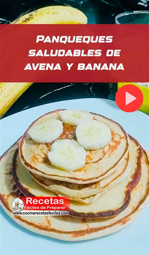 Panqueques Saludables De Avena Recetas Fáciles De Panqueques