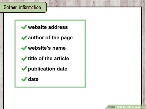 How To Cite A Website With Sample Citations WikiHow