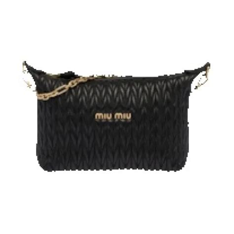 缪缪 Miu Miu Miu Spirit MatelassÉ 皮革迷你手袋 5ne844 N88 F0002 小迈步海淘品牌官网