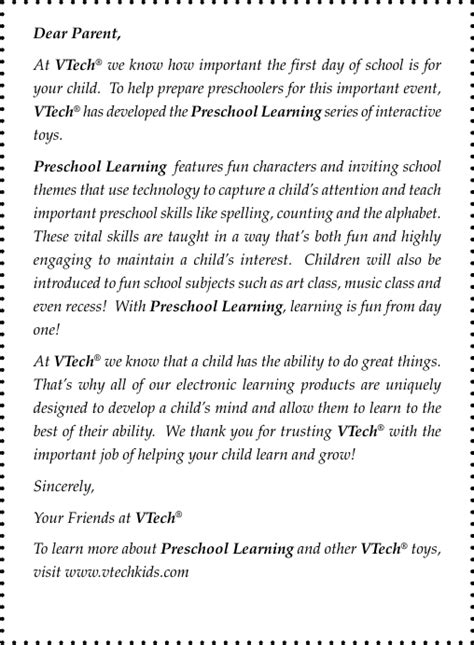 Vtech Write And Learn Letter Book Owners Manual