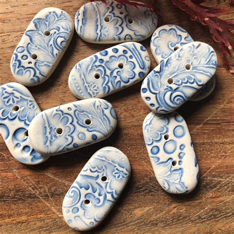 Delft Toggle Buttons Delft Buttons Blue Toggle Button Toggle Coat