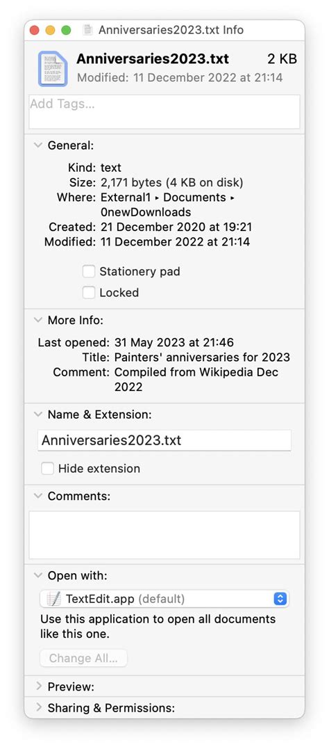 Customising Metadata Display In The Finder The Eclectic Light Company