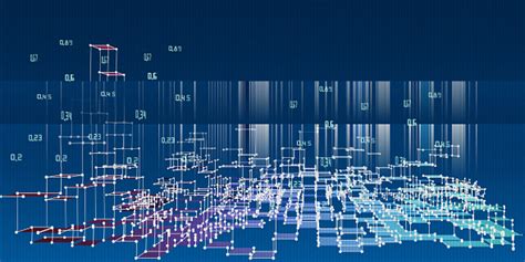추상 해석 인포그래픽 배경과 흐린 선 3d 다이어그램 분석 알고리즘 데이터 차트입니다 빅 데이터 도시 네트워크 개념 개념에 대한 스톡 벡터 아트 및 기타 이미지 Istock