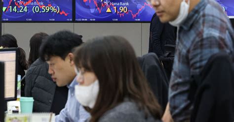 마켓뷰 코스피지수 외국인·기관 ‘팔자에 2400선 하락 마감