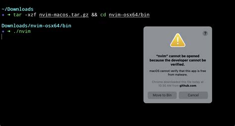 Need Macos Package Signing · Issue 18887 · Neovimneovim · Github