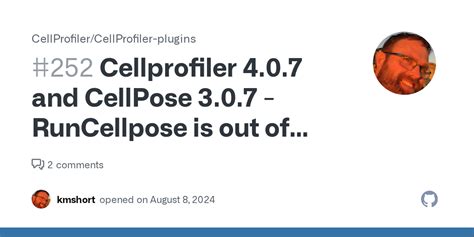 Cellprofiler 407 And Cellpose 307 Runcellpose Is Out Of Date