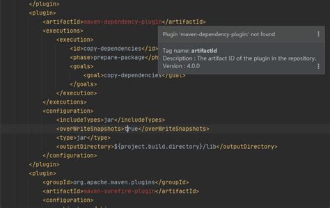 Pom文件中plugin的插件报错 Csdn社区