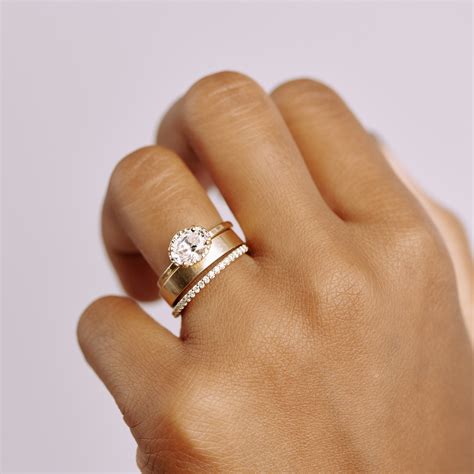 Diamond Stacked Wedding Rings 60 Photos