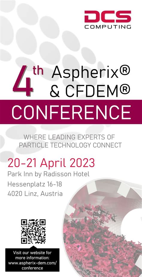 Dcs Computing Gmbh On Linkedin Conference Simulation Aspherix
