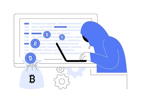 Premium Vector Hidden Mining Abstract Concept Vector Illustration