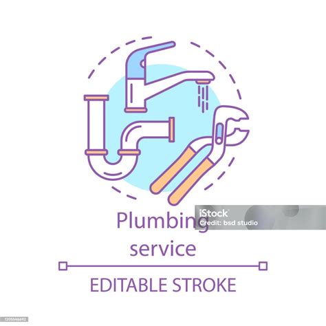 배관 서비스 개념 아이콘입니다 홈 서비스 아이디어 얇은 라인 그림 수도꼭지 수도꼭지 수리 욕실 유지 보수 파이프 누출 수정 벡터 절연 윤곽선 도면 편집 가능한 스트로크 가정