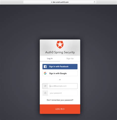 Spring Security With Auth Baeldung