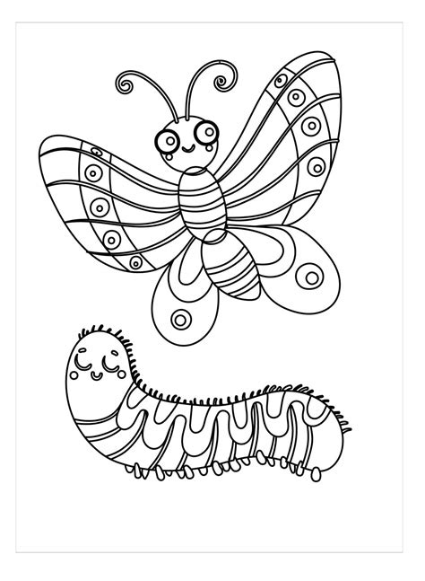 Dibujos De Oruga Para Colorear E Imprimir Coloringonlycom