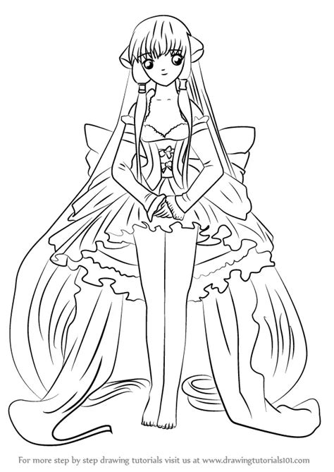 Learn How To Draw Chi From Chobits Chobits Step By Step Drawing Tutorials