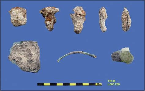 Metal Andg Lass Fragments From Trench B Locus 120 Download
