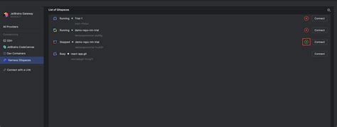 Jetbrains Gateway Plugin Harness Developer Hub