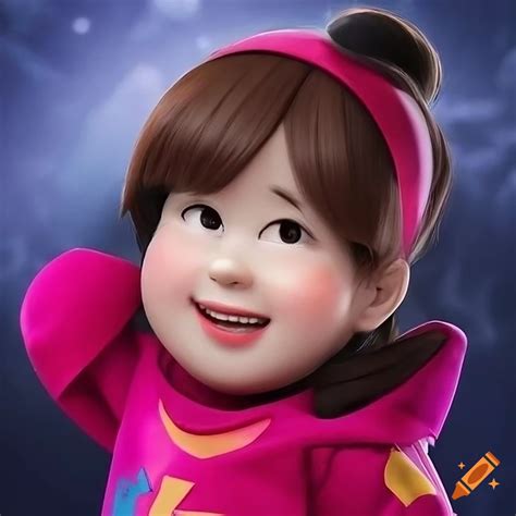 Portrait Of Asian Mabel Pines In High Resolution 8k Detail On Craiyon