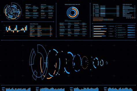 Premium Vector Hud Panel Ui Business Background