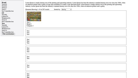 Html Align Column Next To Filters Stack Overflow