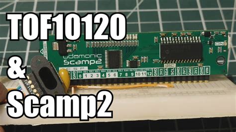 Tof Distance Sensor Scamp2 Flashforth Youtube