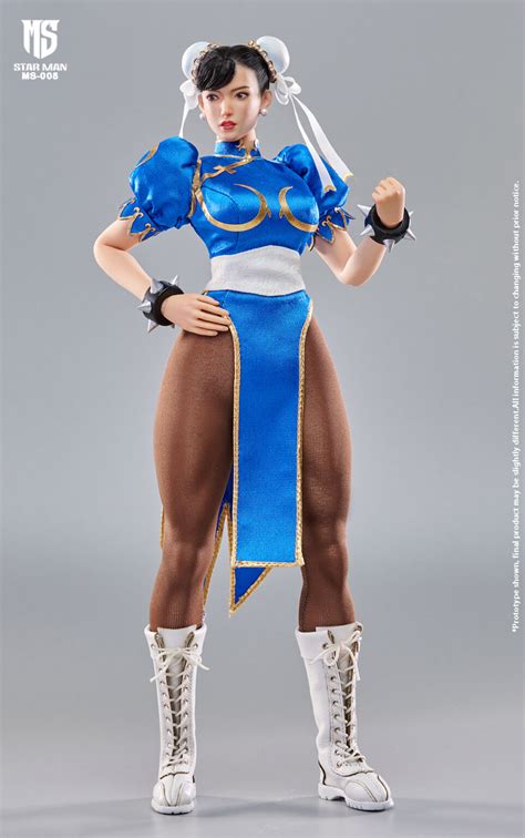 Ms 008 Star Man 16 Female Fighter Chun Li Noveltoys Collectible