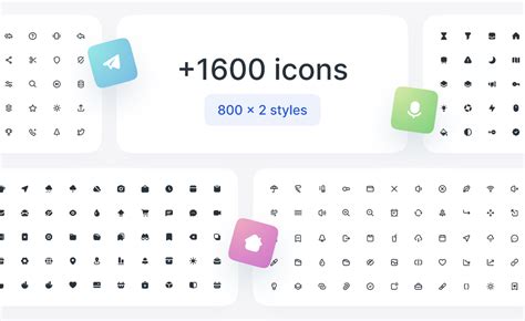 Icon Pack 1600 Icons 160 Free Icons Figma