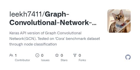 Github Leekh7411graph Convolutional Network Using Keras Keras Api Version Of Graph