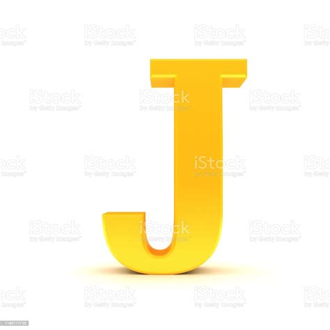 문자 J 골드 노란색 대문자 기호 알파벳 텍스트 글꼴 3d 렌더링 그래픽 흰색 배경에 격리 0명에 대한 스톡 사진 및 기타 이미지 0명 3차원 형태 금 금속 Istock