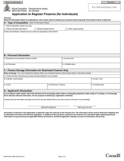 Free 10 Gun Registration Forms In Pdf Ms Word