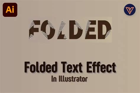 Folded Text Effect In Adobe Illustrator Adobe Tutorial