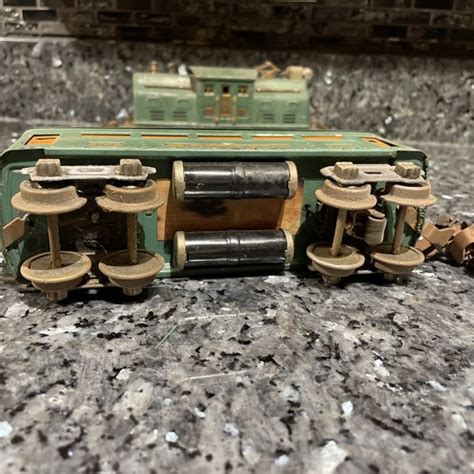 Lionel Prewar O Gauge Set 252 Locomotive 529 Cars And 530 Observation Car