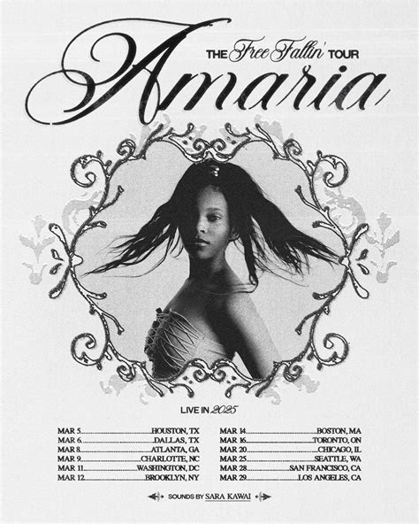 Amaria Coming To Your City 🌎🧚🏽 My First Headline Tour Ever Im So