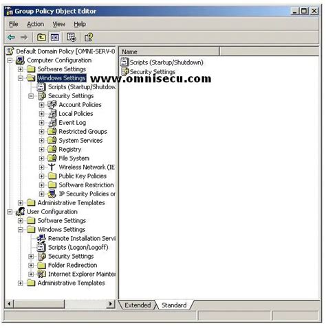 Group Policy Settings